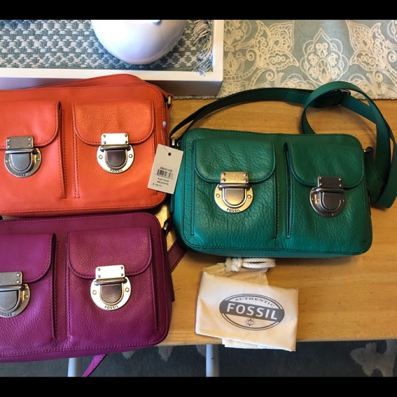 Fossil | Bags | Fossil Riley Top Zip Crossbody | Poshmark